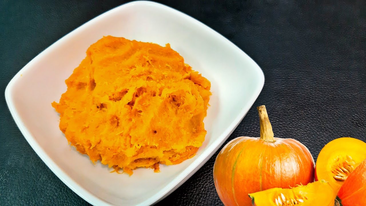 como hacer puré de calabaza fácil y rapido | pumpkin puree | Comiendo ...