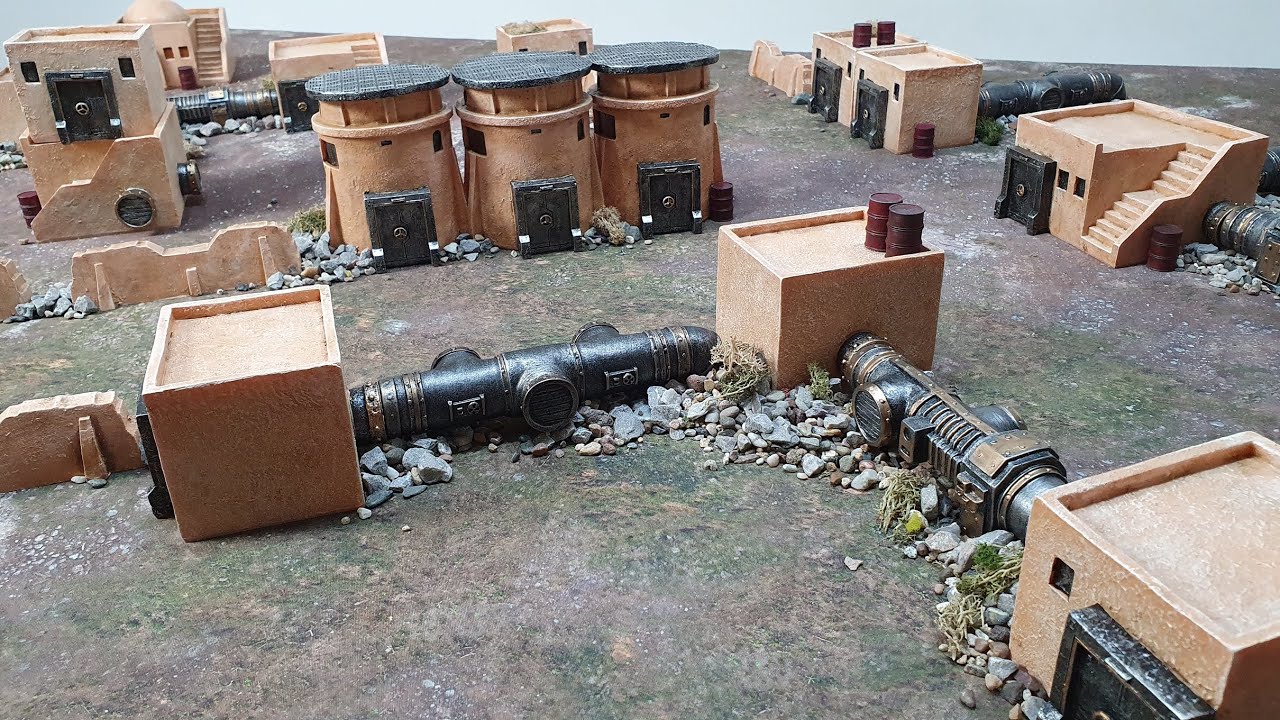 How to set up a table with Urbanmatz.com, Warhammer 40k - YouTube