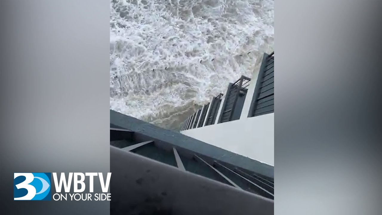 Ian: Video Shows Rising, Rough Waters At Murrells Inlet In South ...