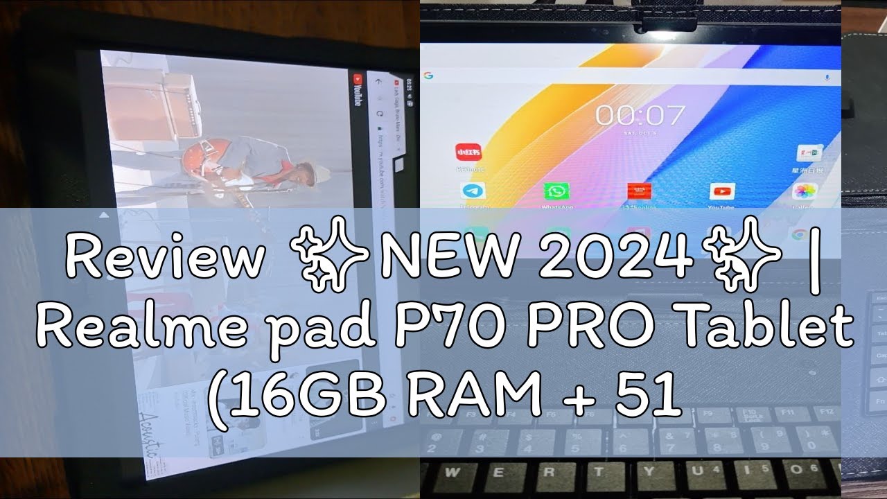 Review NEW 2024 | Realme pad P70 PRO Tablet (16GB RAM + 512GB ROM ...