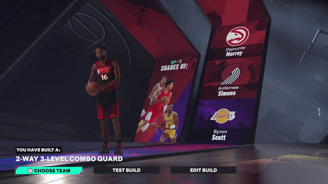 NBA 2K25 RARE BUILDS - 2-WAY 3-LEVEL COMBO GUARD - YouTube