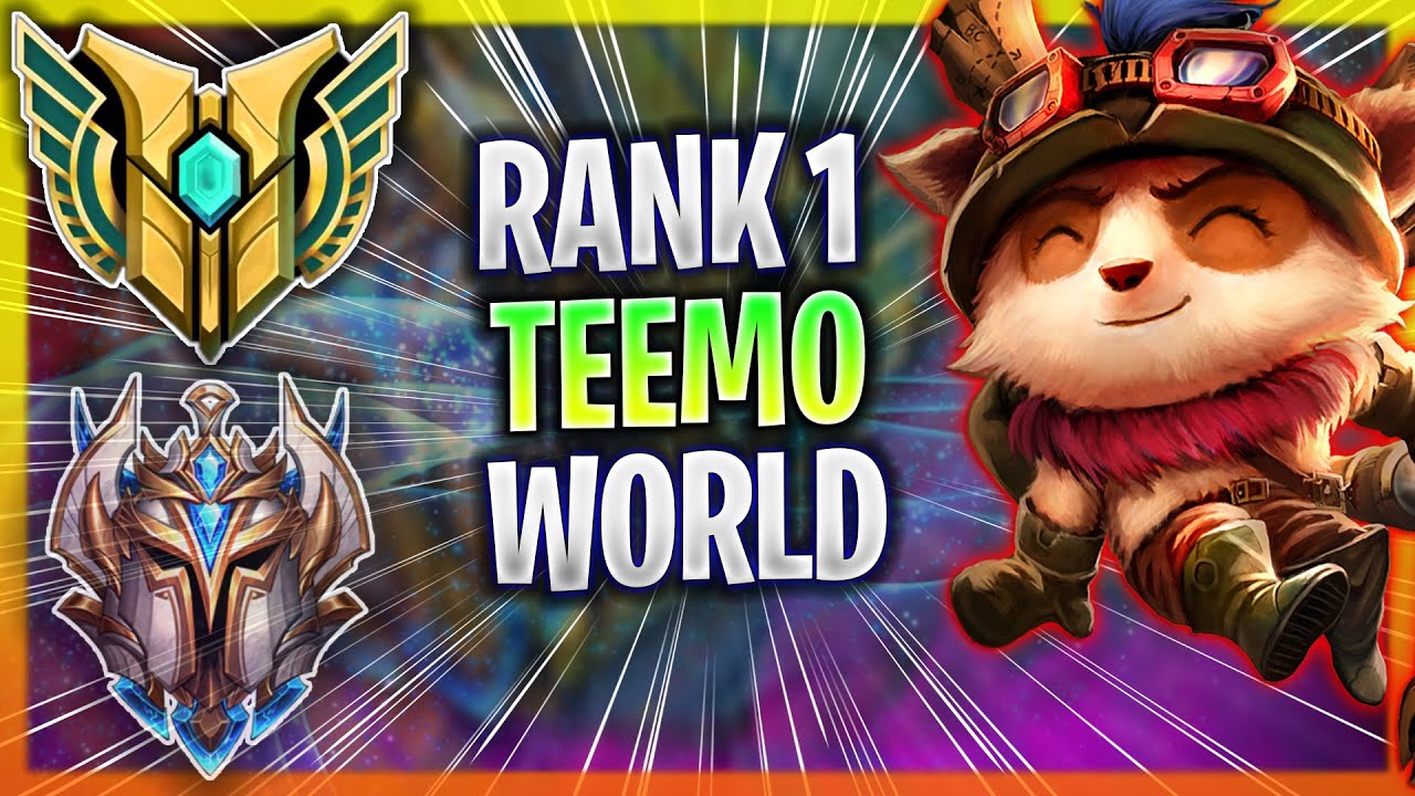 RANK 1 TEEMO JUNGLE in THE WORLD! - RANK 1 TEEMO JUNGLE GAMEPLAY ...