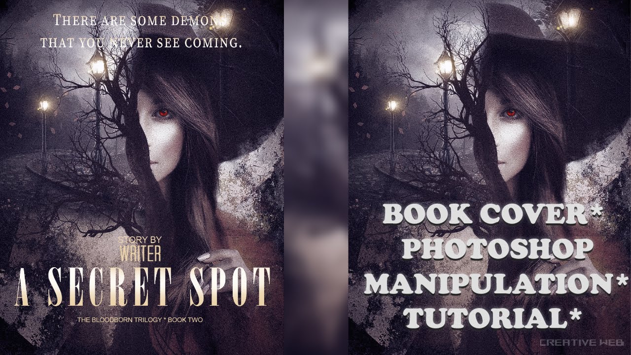 BOOK COVER PHOTOSHOP MANIPULATION - CREATE TRIPLE EXPOSURE BOOK COVER ...