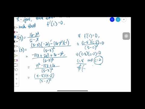 [Math 21] Disc 2.5 Mean Value Theorem, Relative Extrema and First ...