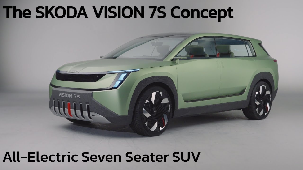 The Skoda VISION 7S Concept | All-Electric Seven Seater SUV ...