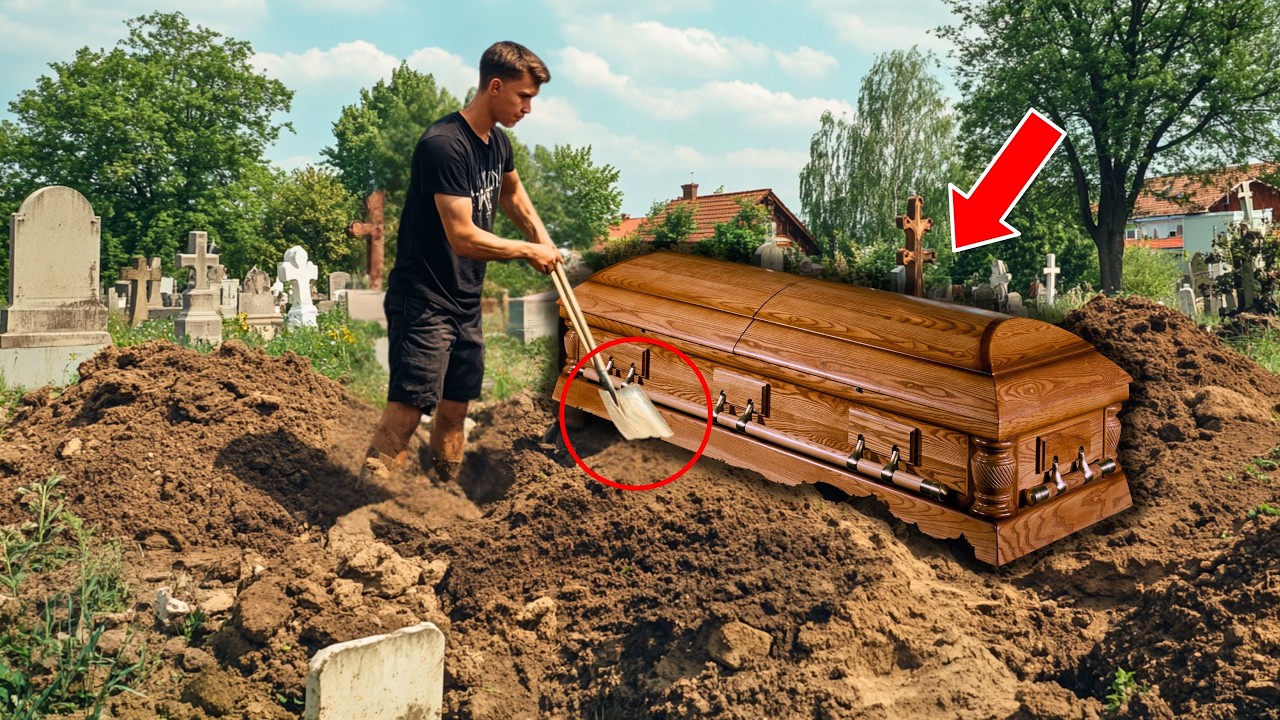 DIGGING A GRAVE, THEY FOUND AN OLD COFFIN... WHAT THEY DISCOVERED ...