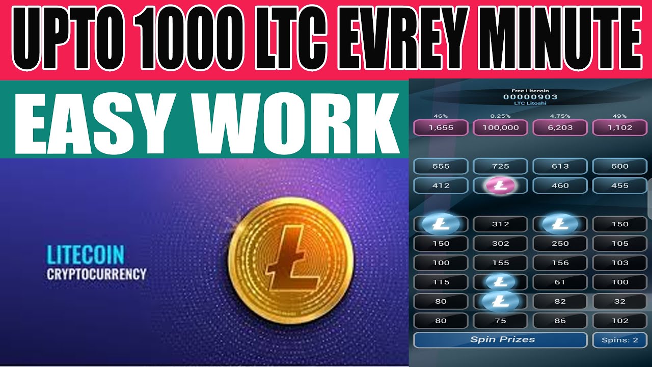 FREE LITECOIN APP 2022 earn free litecoin faucet coin - YouTube