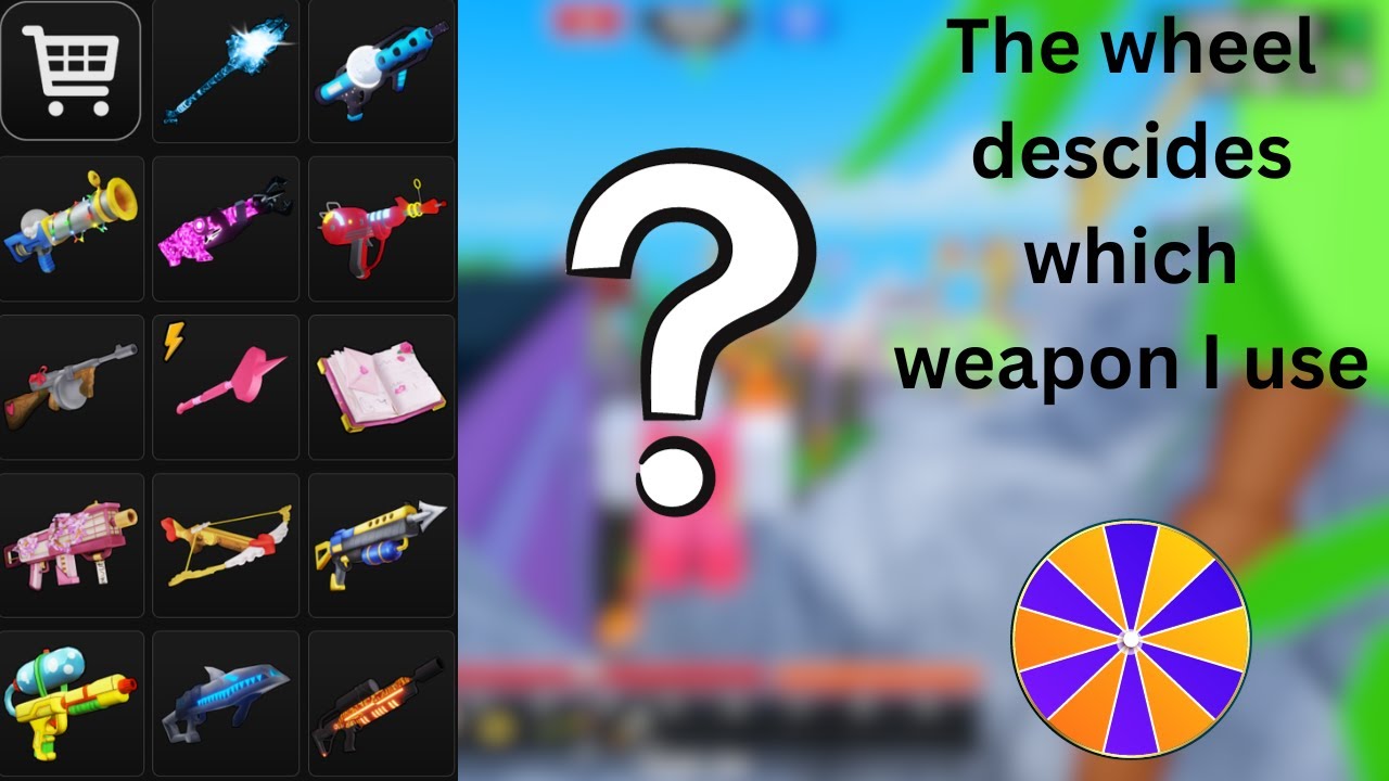 The wheel decides what gun I use (roblox flagwars) - YouTube