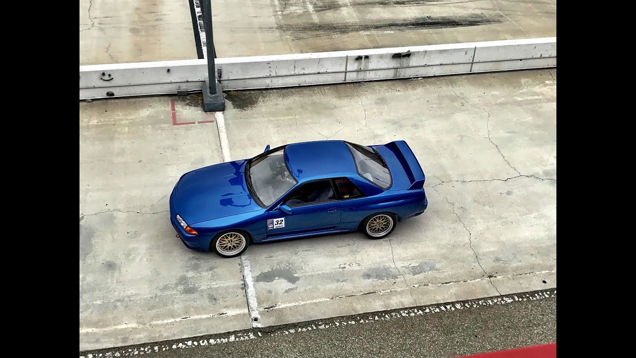 Fastest lap of day: R32 GT-R at Autoclub Speedway - YouTube