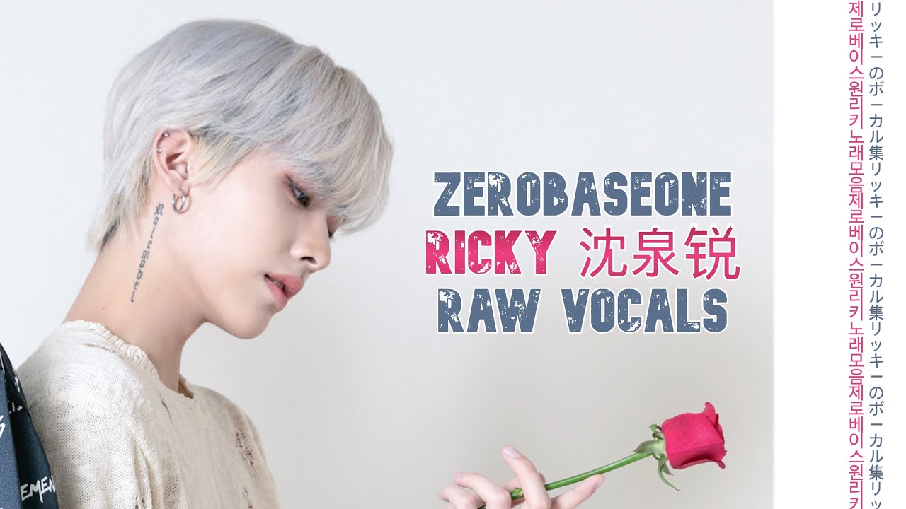 ZB1 Ricky Singing Live 🐱 Predebut Era Raw Vocals Compilation 🎶 - YouTube