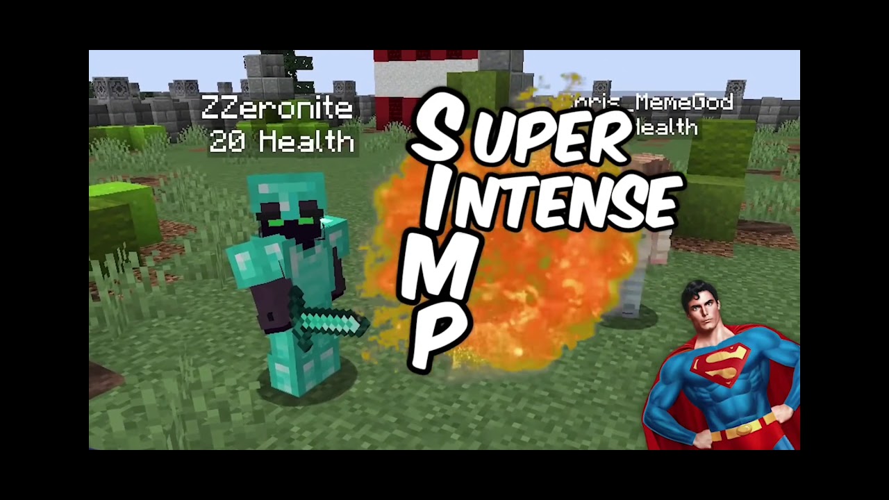 im simp. super intense minecraft player - YouTube