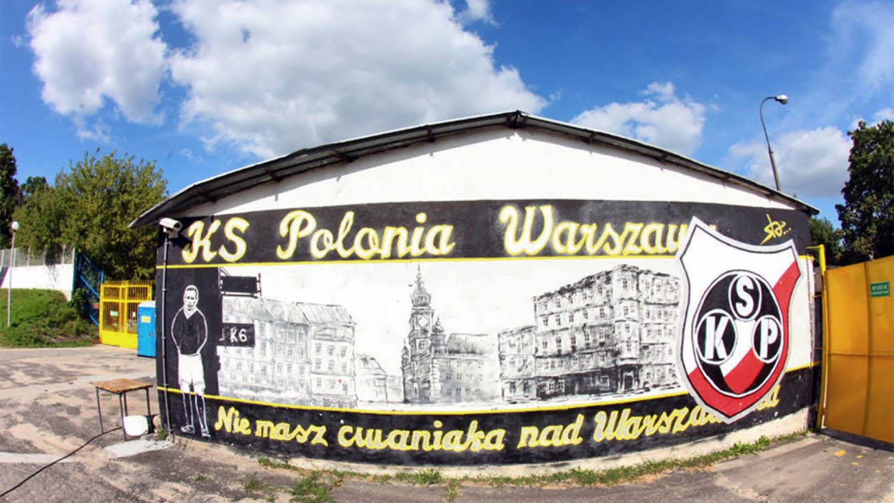 Kibicowskie Graffiti - Polonia Warszawa - YouTube