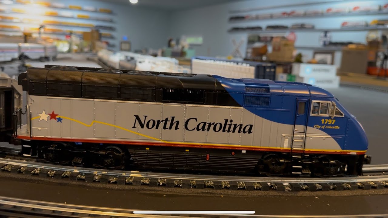 North Carolina Amtrak Train 6-14-2025 - YouTube