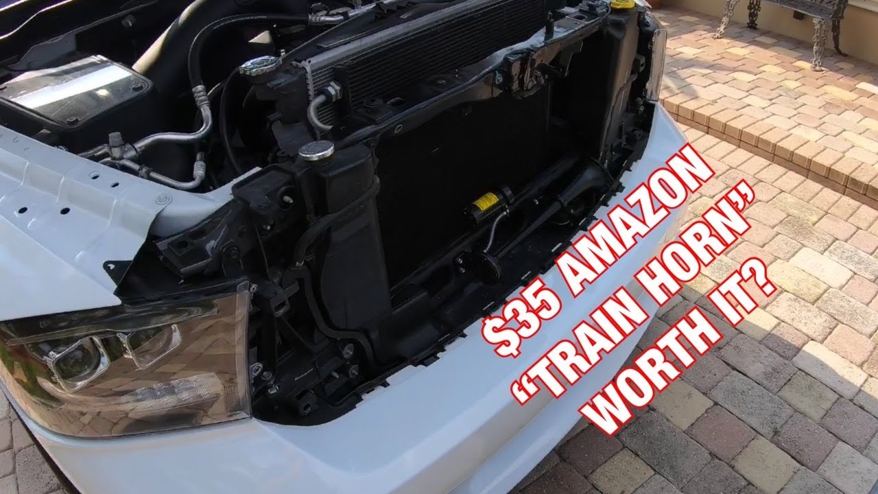 INSTALLING A $35 AMAZON “150 DB” TRAIN HORN.. IS IT ANY GOOD? - YouTube