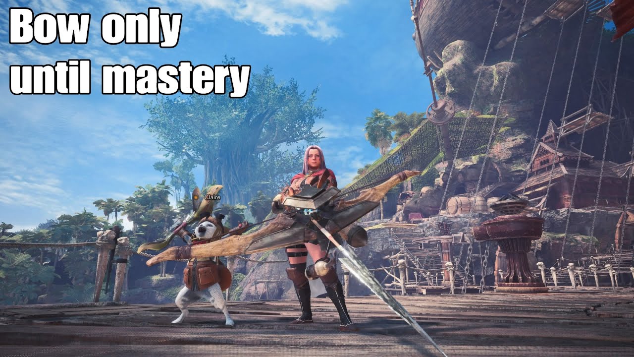 Bow only Playthrough - Learning the art of the bow - YouTube