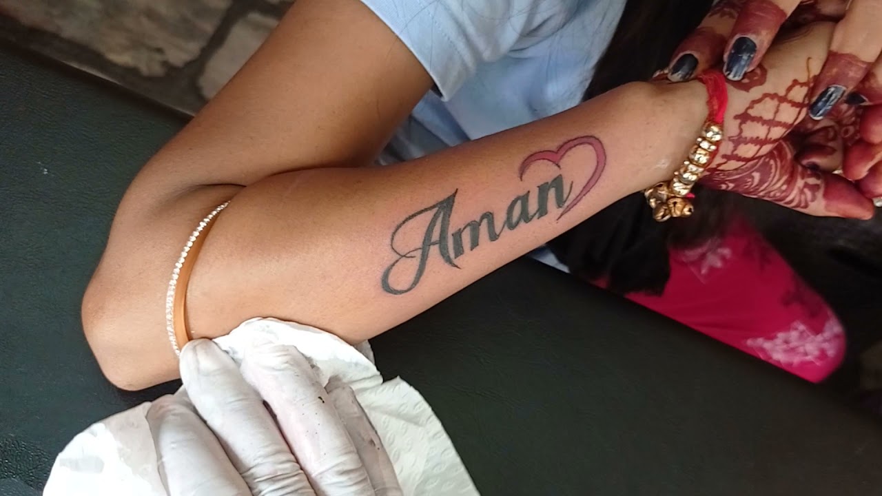 pk tattoo arts karnal haryana - YouTube
