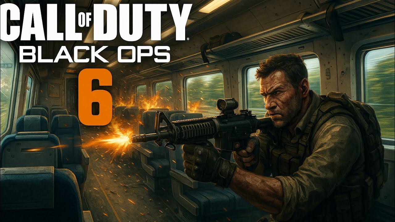 Call of Duty!! Black Ops 6!! First time on this train!! 🚊 #train #bo6 # ...