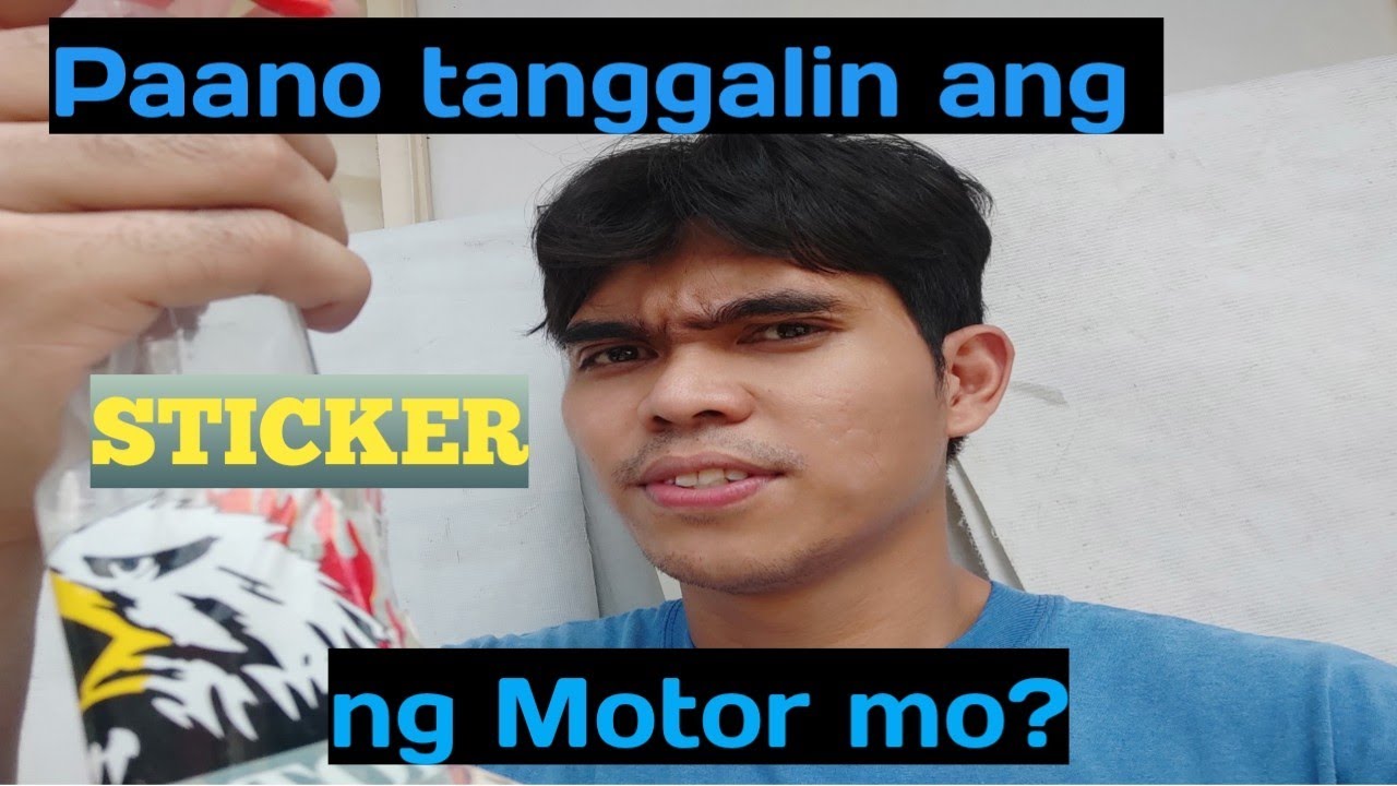 Paano alisin ang sticker | Removal of sticker - YouTube