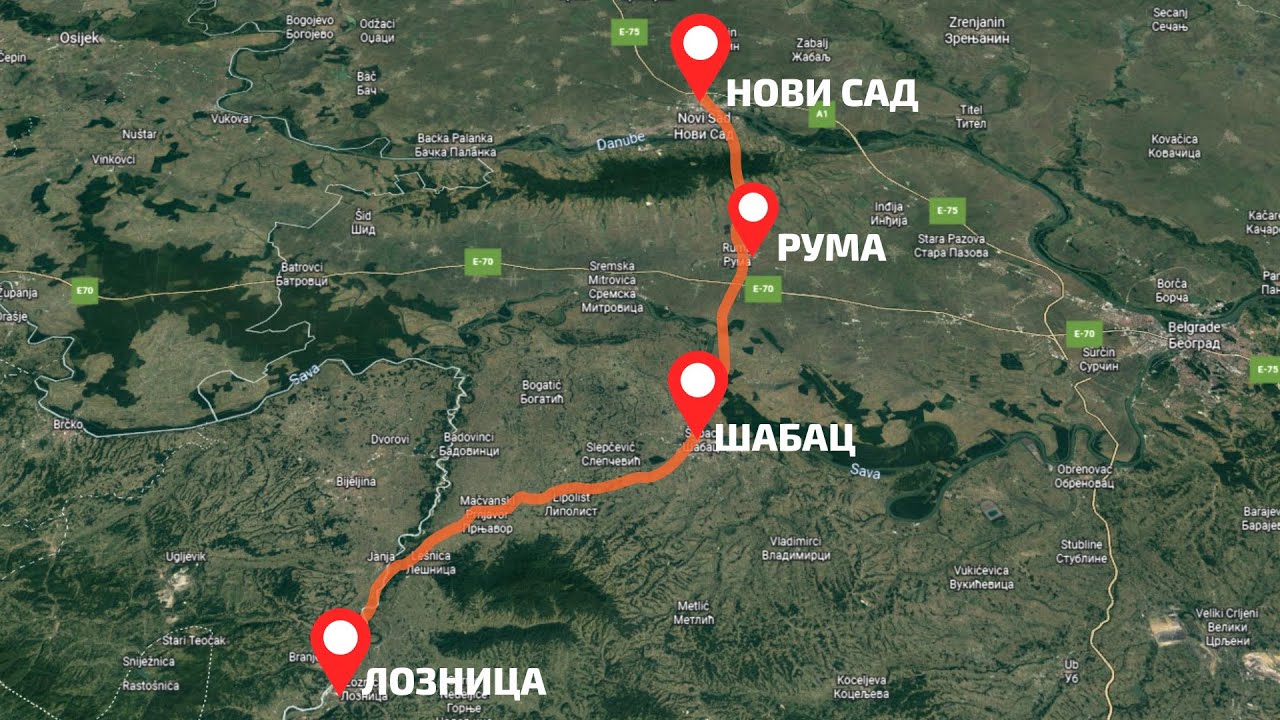 Fruškogorski koridor, april 2022 | Gradske info - YouTube