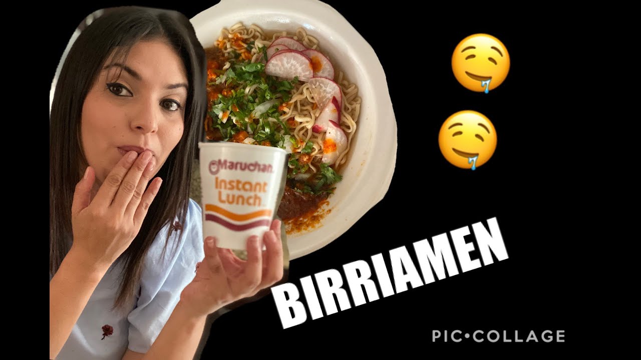 PROBANDO BIRRIA CON MARUCHAN!!! - YouTube