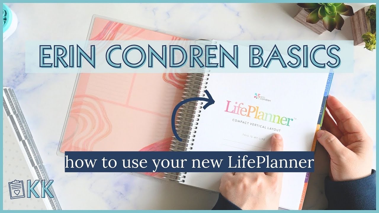Erin Condren Planners for Beginners! How to Use your New LifePlanner ...