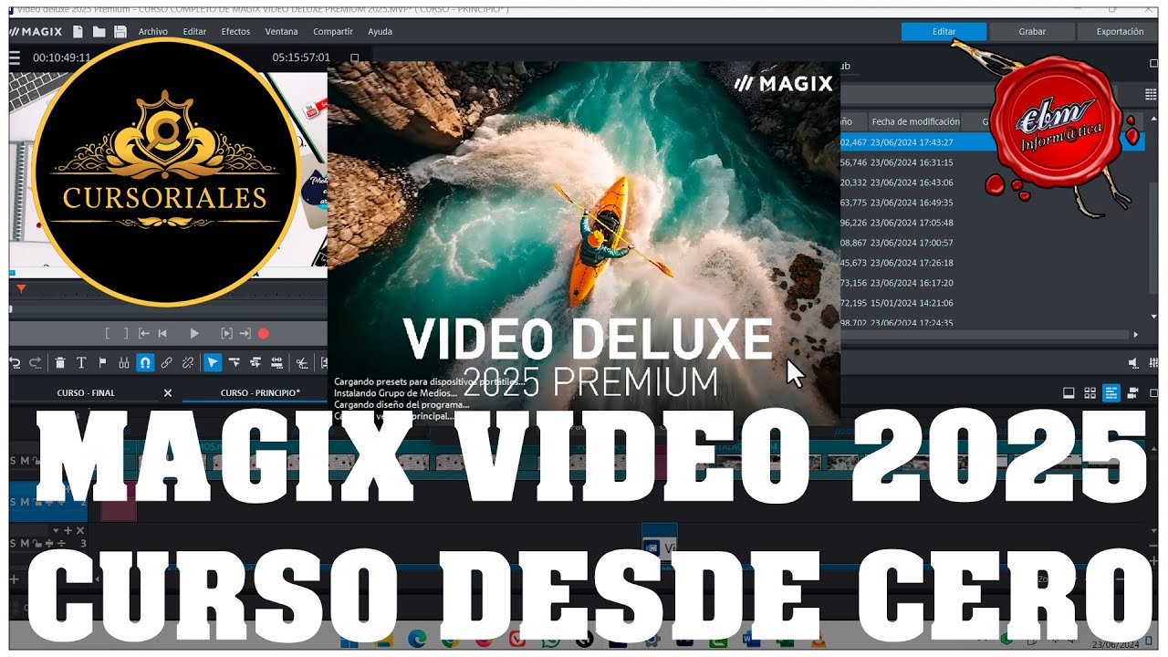 CURSO COMPLETO DE MAGIX VIDEO DELUXE PREMIUM 2025 EN UN VIDEO - YouTube