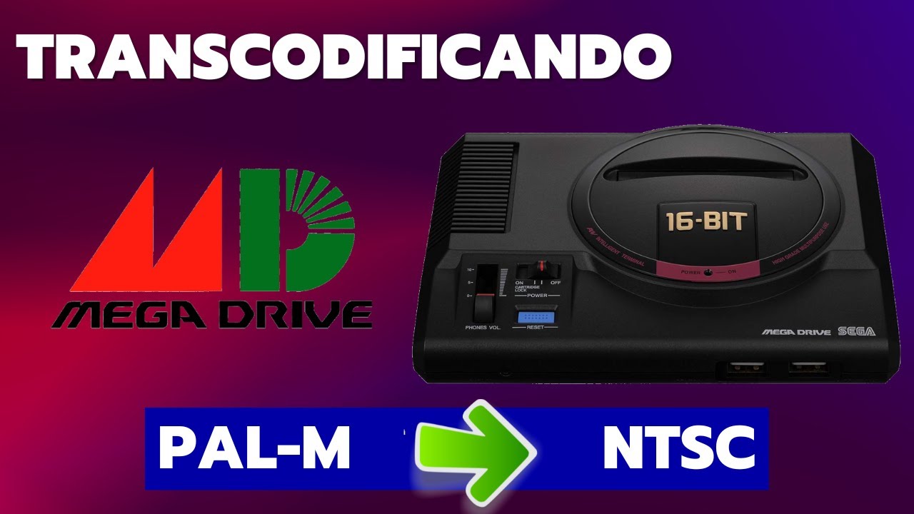 Transcodificando Mega Drive japonês PAL-M para NTSC- Voltando ao ...
