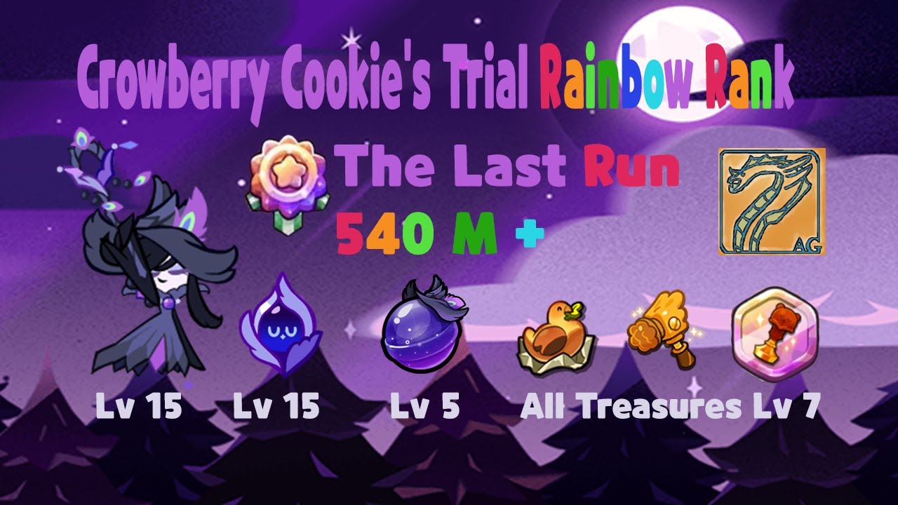 Cookie Run: OvenBreak l Cookie Trials Episode 33: Crowberry Cookie ...