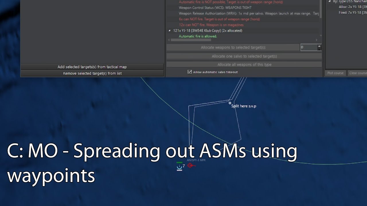 C: MO - Spreading out ASMs using waypoints - YouTube