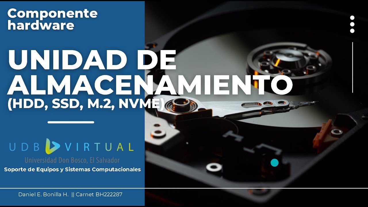 Unidad de Almacenamiento [Componente Hardware] HDD, SSD - YouTube
