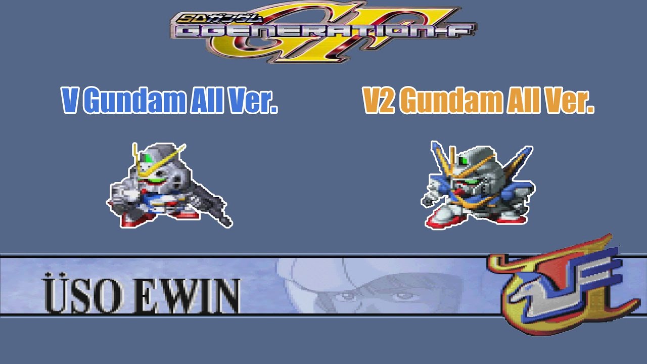 [ENG Sub]SD Gundam G Generation F - V & V2 Gundam Attacks - YouTube