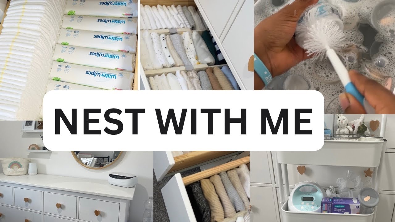 BPD (EP.15) - FULL NESTING @ 36 WEEKS | SETTING UP NURSERY | WASHING ...
