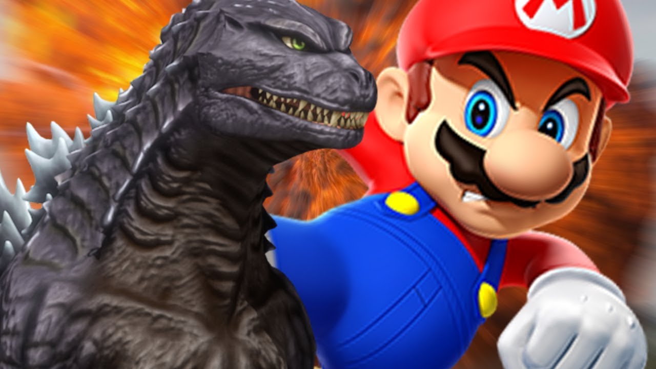 MARIO VS GODZILLA – Super Mario Maker (SUPER DOMADOR DE MONSTRO) - YouTube