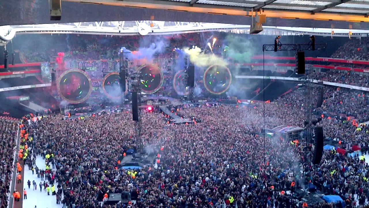 Coldplay Opening Song MX Tour Emirates Stadium 4 June 2012 - YouTube
