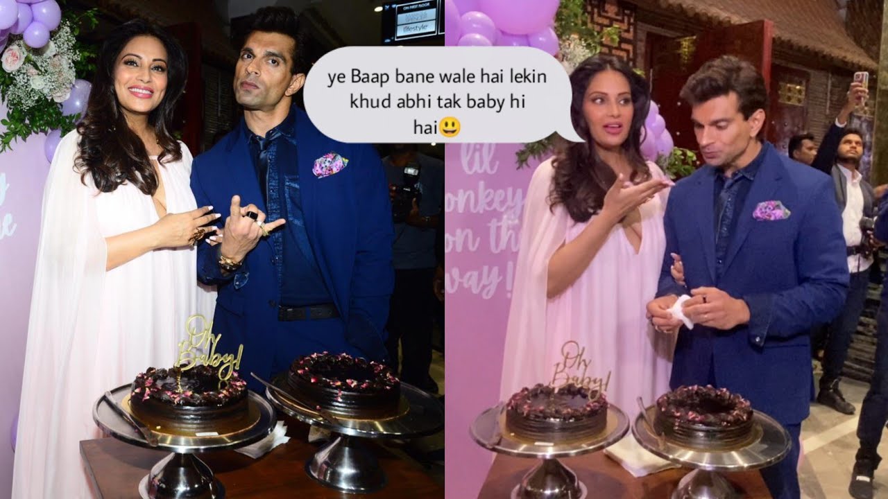 7 Months Pregnant Mom Bipasha Basu celebrates her baby shower - YouTube
