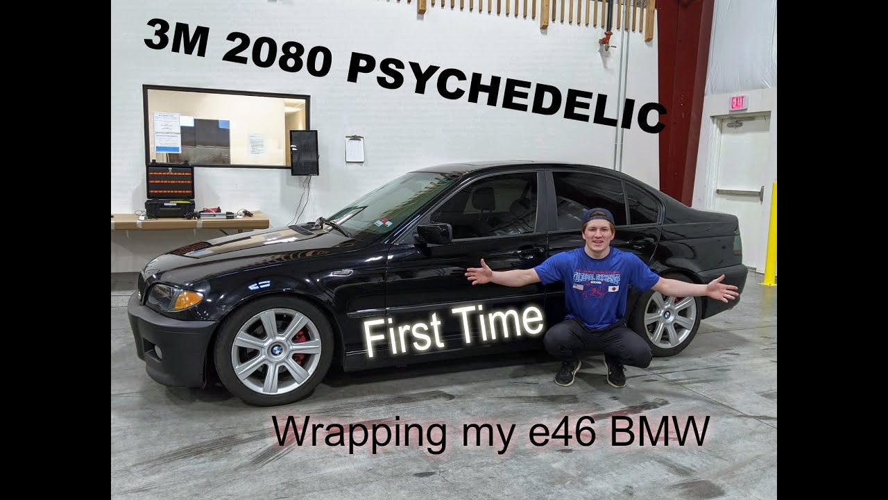 Wrapping my e46 BMW - YouTube
