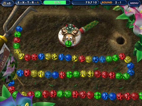 Playing Zuma Bugs Garden Version (Tumblebugs) | Level 1 - YouTube