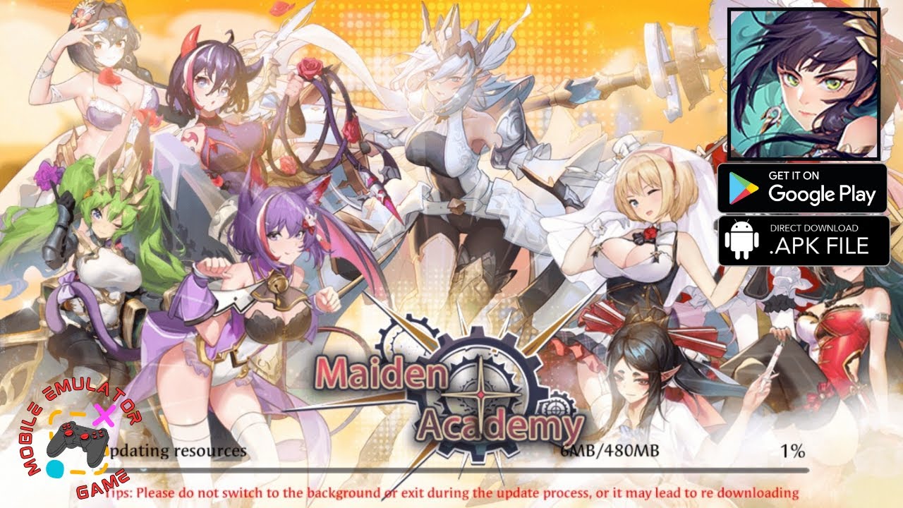 Maiden Academy : Idle RPG Gameplay Android APK - YouTube