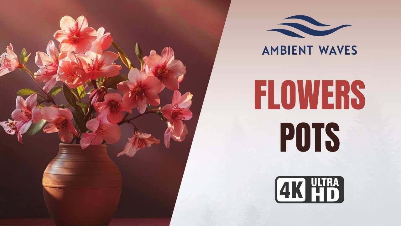 Flowers Pots | 4k | Ambient Waves - YouTube