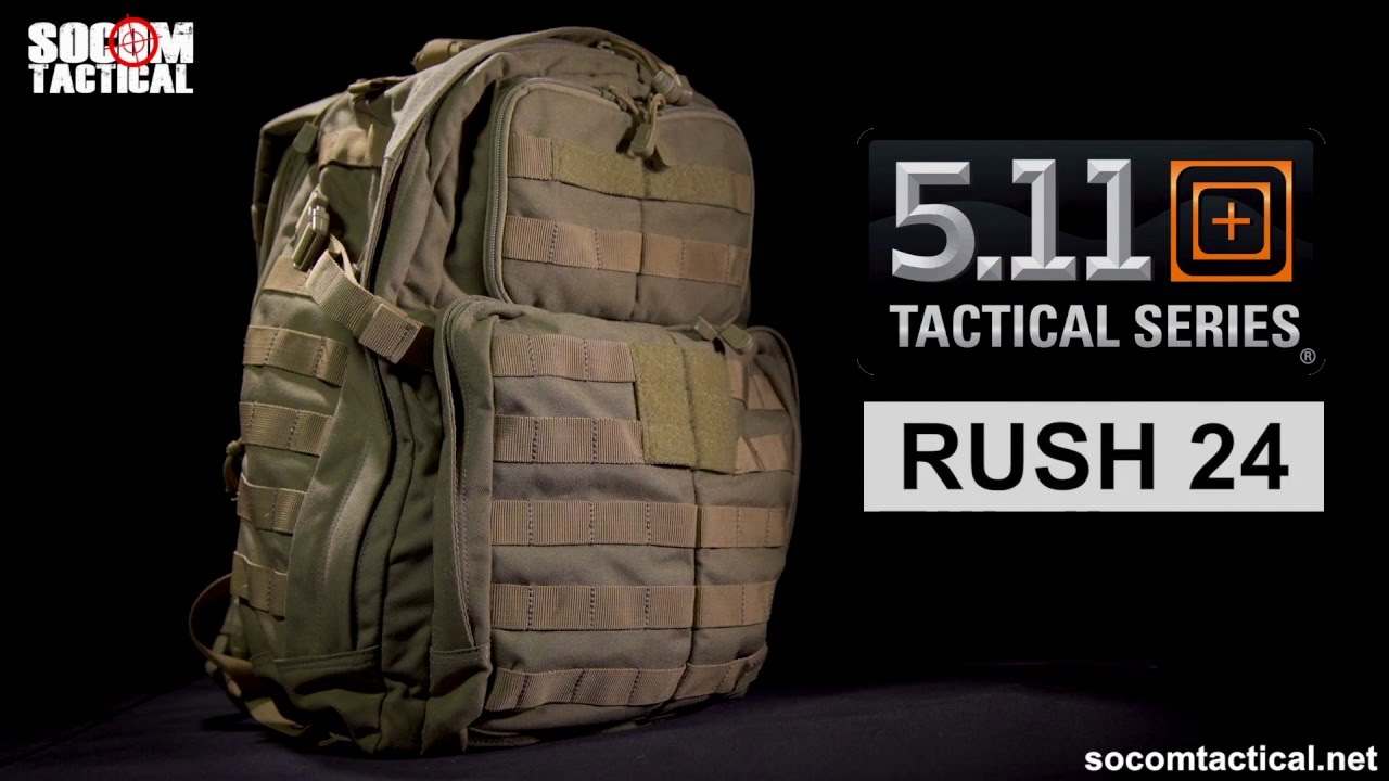 5.11 Rush 24 Rucksack - Socom Tactical - YouTube
