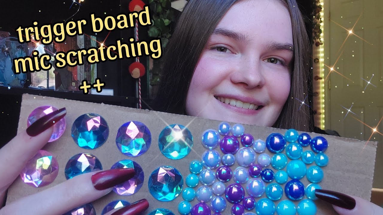 Fast Scratching and Tapping + New Trigger Board (no talking) ASMR - YouTube