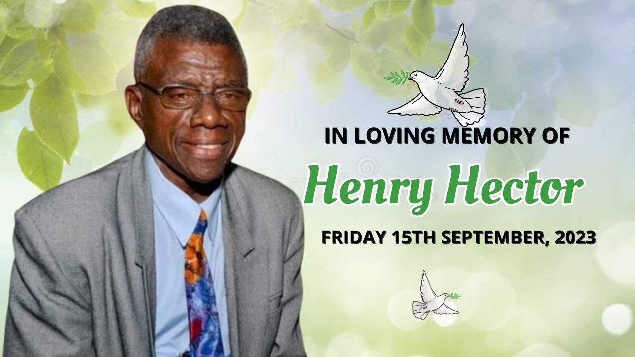 The Funeral Service of the late Henry Hector - YouTube
