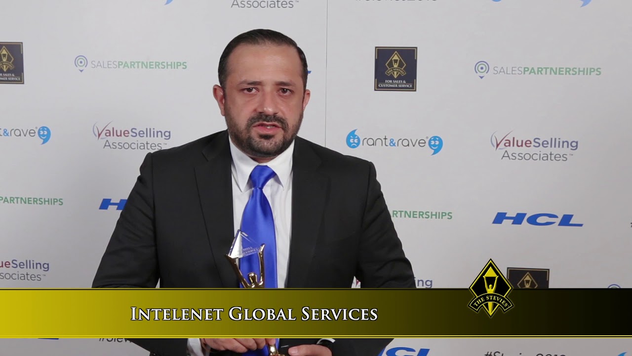 Intelenet Global Services wins a Stevie® in the 2018 Stevie Awards for ...