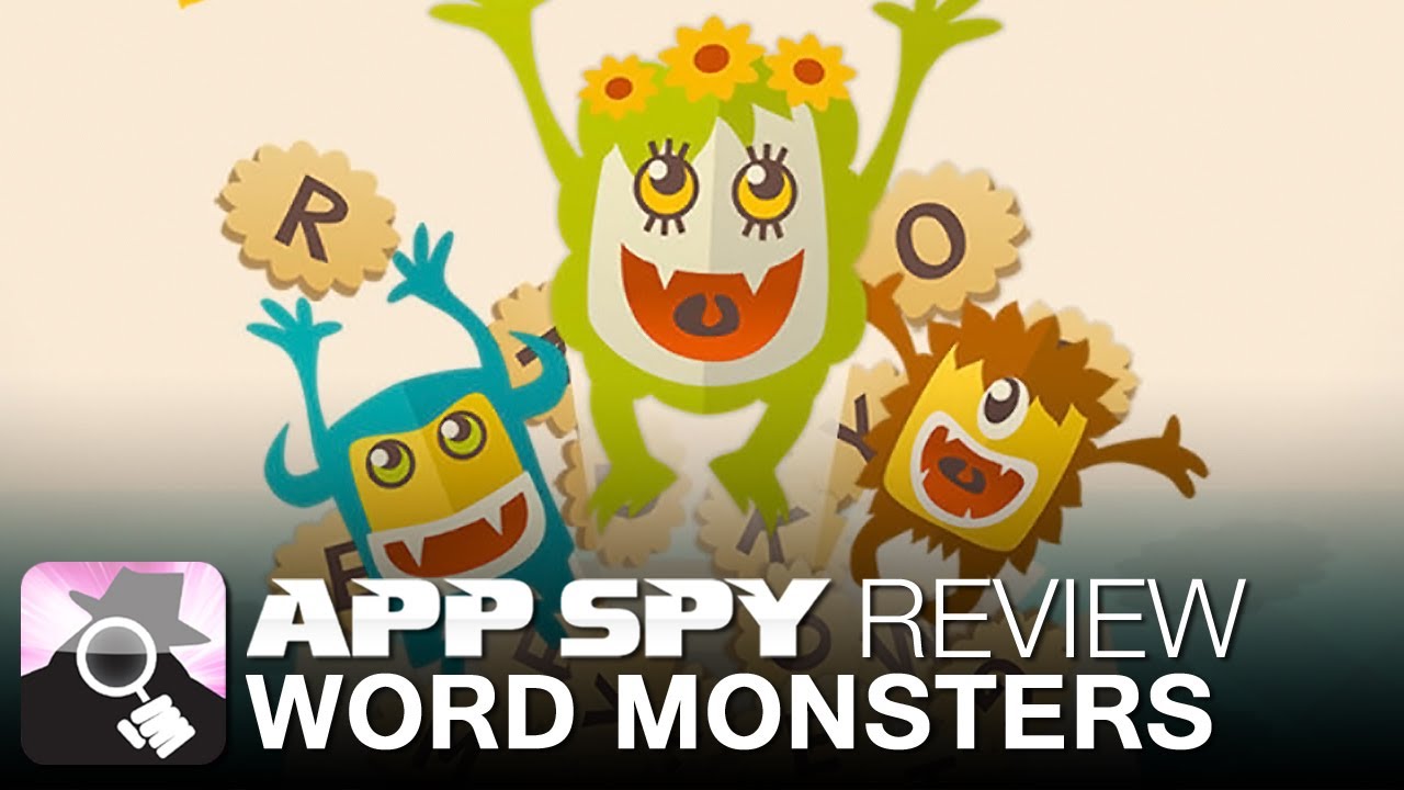 Word Monsters | iOS iPhone /iPad Gameplay Review - AppSpy.com - YouTube