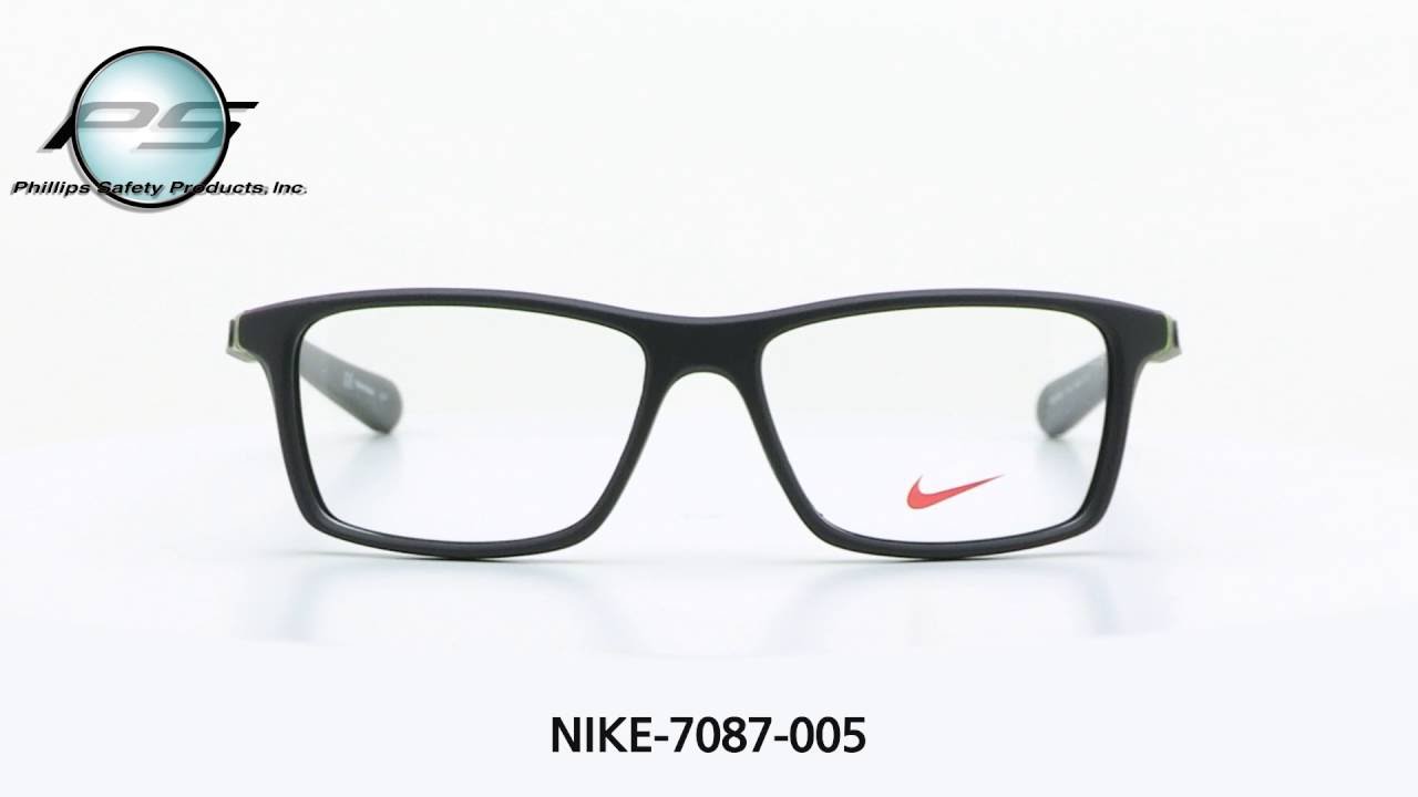 Prescription Safety Frames NIKE 7087 005 - YouTube