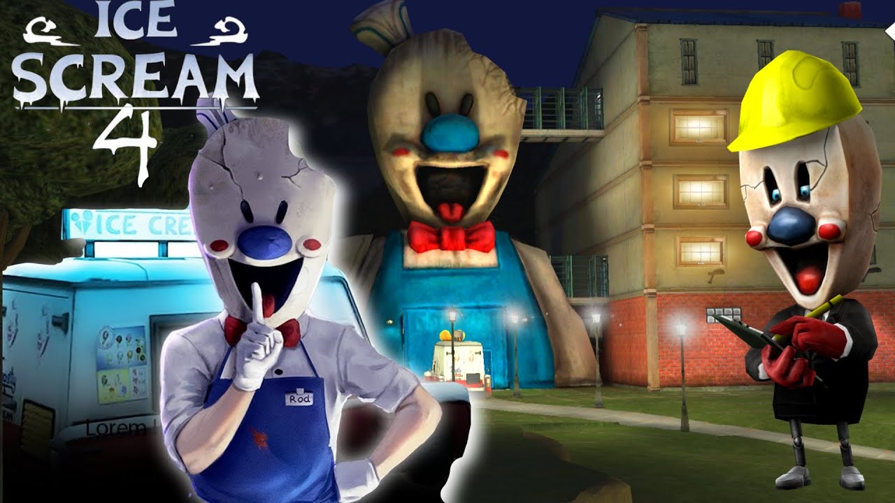 Escape From Ice Scream Factory - Ice Scream 4 Gameplay - YouTube