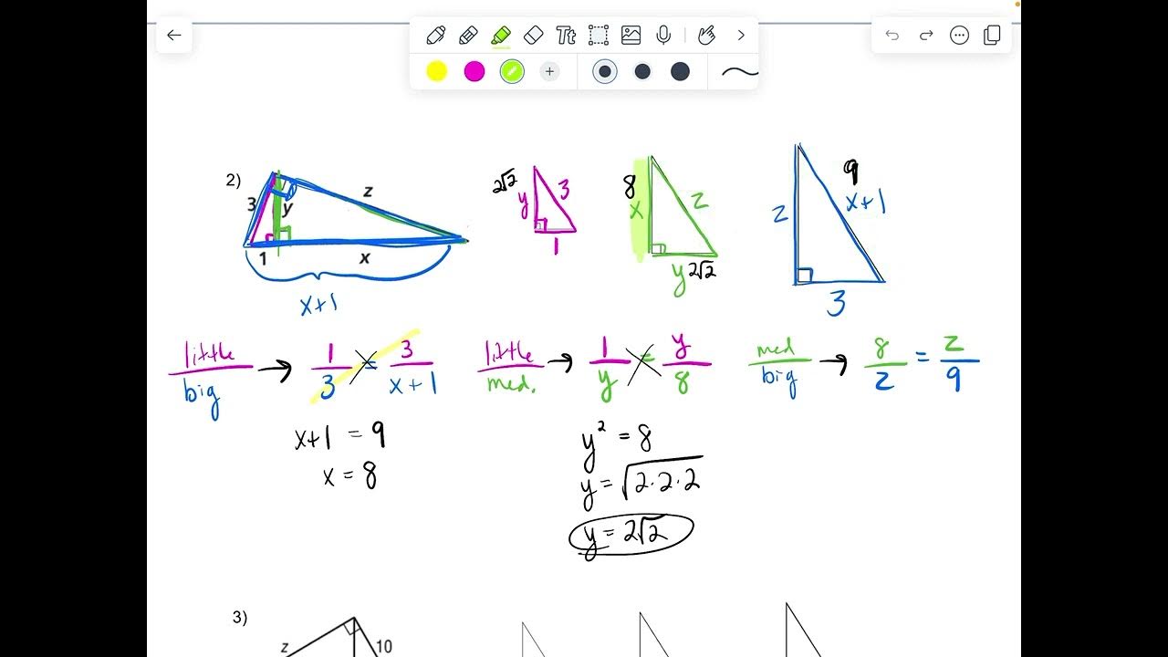 Unit 8 Day 7: Geometric Mean Day 2 - YouTube
