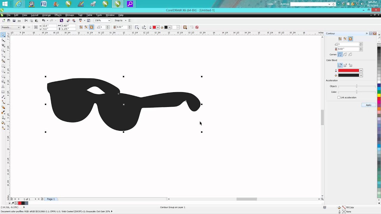 Corel Draw Tips Tricks Making A Cut Line Around An Object YouTube corel-draw-tips-tricks-making-a-cut-line-around-an-object-youtube