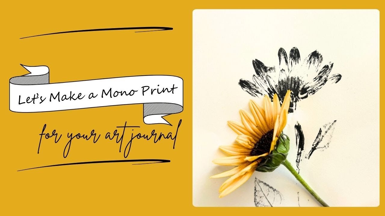 Playful Mono Printing: Easy Techniques For Your Art Journal - YouTube