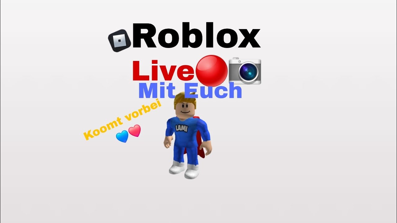 Ich spiele mit euch roblox live (koomt vorbei) - YouTube